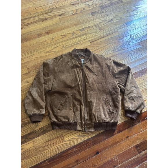 Jackets & Coats | Vintage Britches Great Outdoors Mens Suede Bomber ...